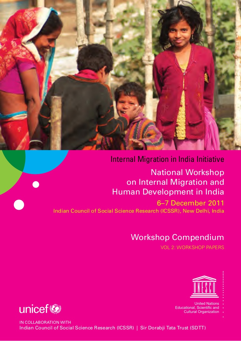 National Workshop on Internal Migration and Human Development in India ...