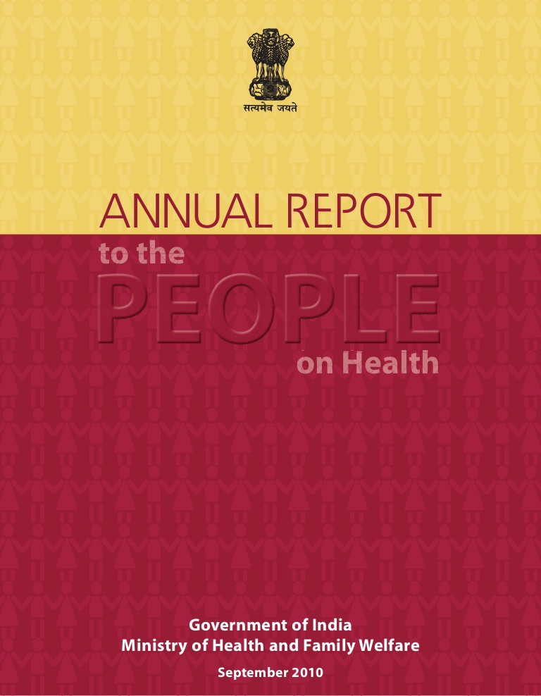 Annual Report to the People on Health