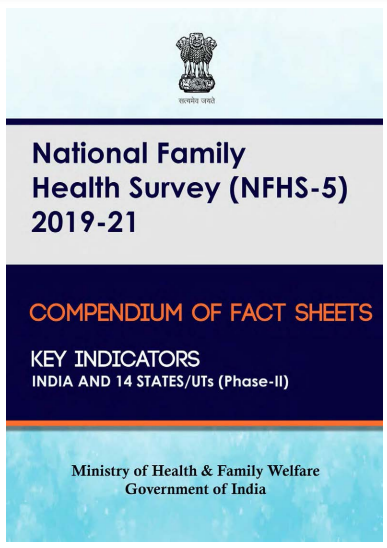 National Family Health Survey NFHS 5 2019 21 Compendium Of Fact 